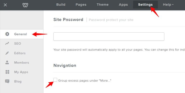 Weebly Menu is Grouped Under More, How to Fix it. - Weebly Expert